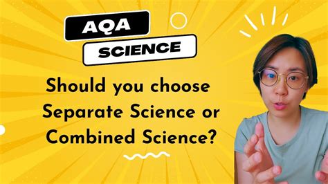 Helping You Choose Between Separate Science And Combined Science Gcse Science Youtube