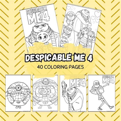 Despicable Me Coloring Book 2025