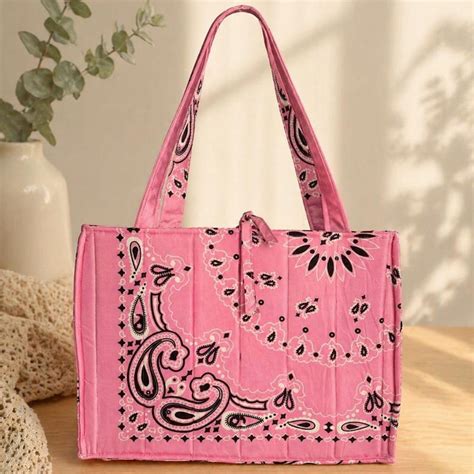 Bandana Tote Bag Etsy
