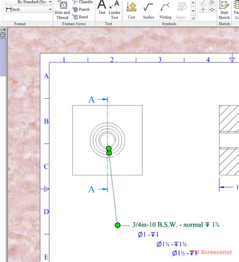 How To Annotate Multiple Overlapping Hole Features Autodesk Community