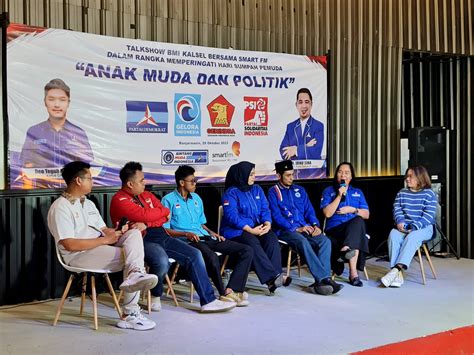 Undang Caleg Muda Talkshow Bmi Kalsel Diharapkan Bisa Ajak Pemuda Melek Politik