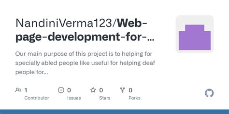 GitHub NandiniVerma123 Web Page Development For Helping Hand