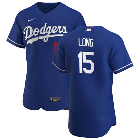 Mens Los Angeles Dodgers Nike Royal Alternate Authentic Custom Patch Jersey Custom Jerseys