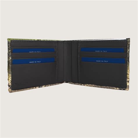 Mens Green Python Wallet Luxury And Customizable T