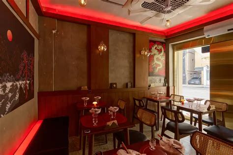 레드 컬러로 포인트를 준 오리엔탈 분위기 15평 한식 주점 인테리어 영등포구 신길동