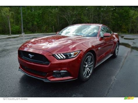 2015 Ruby Red Metallic Ford Mustang Gt Premium Coupe 102924317 Car Color Galleries