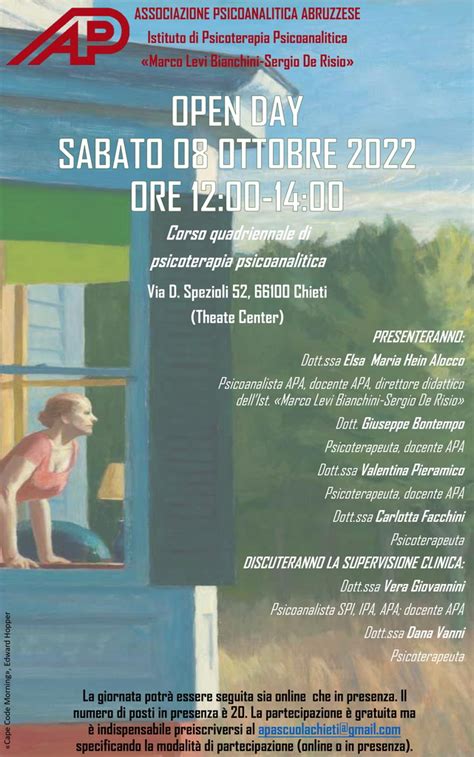 Open Day 8 Ottobre 2022 Associazione Apa