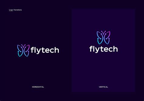 Flytech Logo Brand Identity Logo Design Tech Logo On Behance