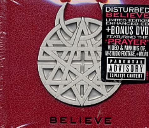Disturbed Believe Cd Metal Emblem Album Enhanced Limited