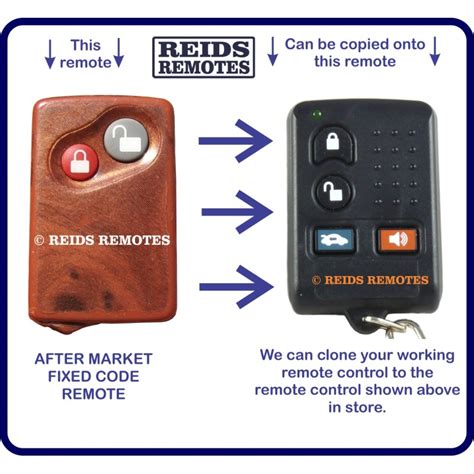 Fixed Code Car Alarm Central Locking Button Cloning Remote Control