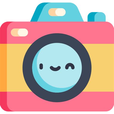 Camera Kawaii Flat Icon