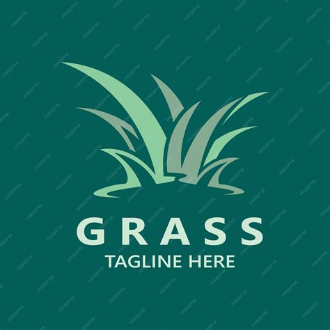 Premium Vector Grass Logo Image Plant Nature Logo Design Template Vector