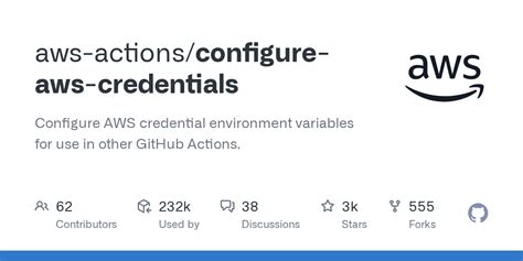 Configure Aws Credentialsreadmemd At Main · Aws Actionsconfigure Aws Credentials · Github