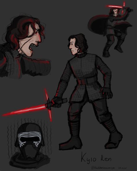 Funny Kylo To Relax There Are More Dynamics In A Small Sketch Than In