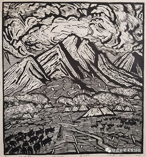喜迎二十大•风骨——甘肃省第七届版画作品展网络展第一期