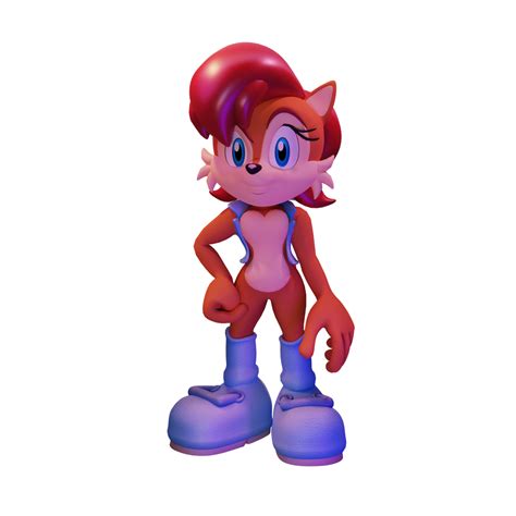 [blender] Sally Acorn Test By Angelicaannabelle00 On Deviantart