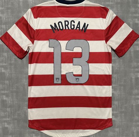 Nike Usa Uswnt Alex Morgan Waldo Home Soccer Jersey Ebay