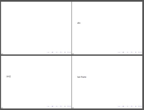 Disable Beamer Frame Numbering With Framebreaks Tex Latex Stack Exchange