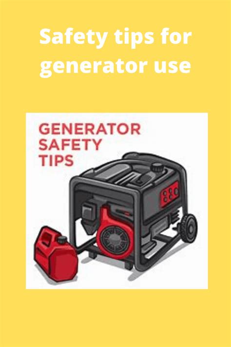Safety Tips For Generator Use Information Generators Zone
