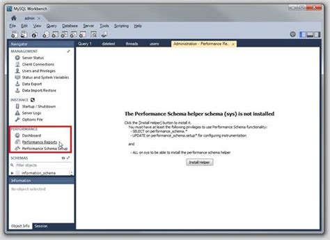 mysql workbench query