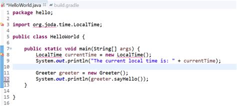 Java Import Is Underlined With Red In Gradle Project Stack Overflow