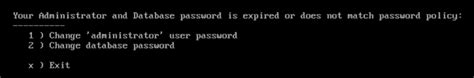 ontap tools for vmware vsphere administrator and database passwords