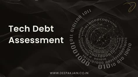 Tech Debt Assessment By Deepak Jain Digital Transformation Consultant