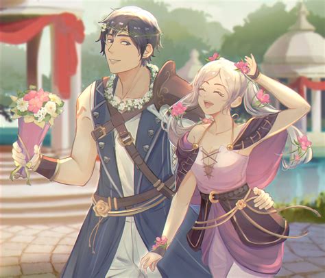 Robin Robin Chrom Robin And Chrom Fire Emblem And 2 More Drawn By