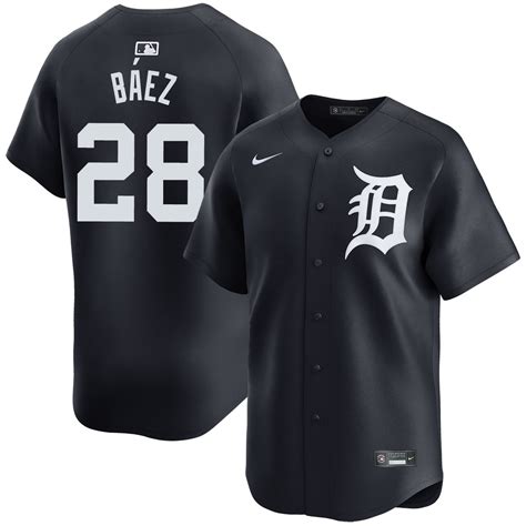 Javier Baez Detroit Tigers Navy Alternate Limited Jersey