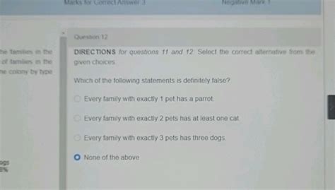 Marks For Correct Answer 3 Negative Mark 1 StudyX