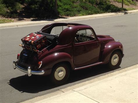 1950 Fiat Topolino 500c Transformable Convertible Restored For Sale