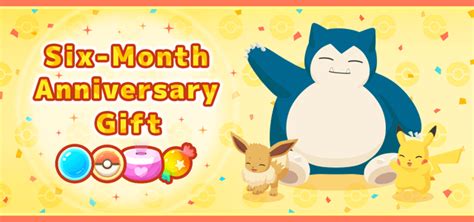 Six Month Anniversary T Rpokemonsleep