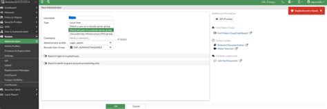 Technical Tip Duplicate Entry Found Error When Fortinet Community