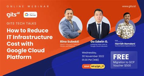 Gits Tech Talks How To Reduce It Infrastructure Cost With Gcp Gitsid Jasa Pembuatan