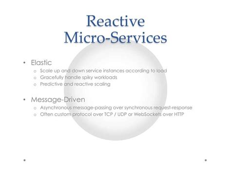 Concurrency At Large Scale The Evolution To Reactive Microservices Message Passing Evolution
