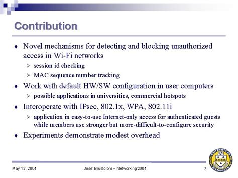 Detecting And Blocking Unauthorized Access In Wifi Networks