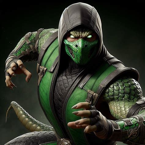 Mortal Kombat Reptile By Gallerybrisart On Deviantart