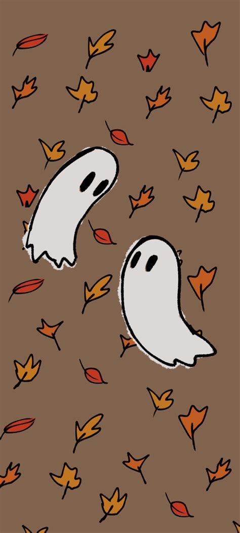 Adorable Ghost Wallpapers Whimsical Aesthetic Designs