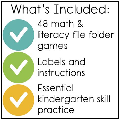 Kindergarten File Folder Games Bundle Katie Roltgen Teaching
