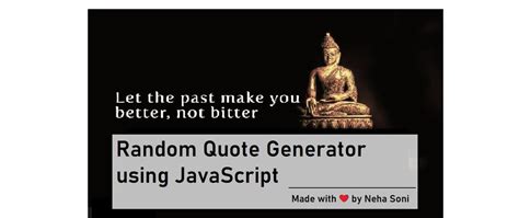 Random Quote Generator Using Html Css And Javascript Dev Community