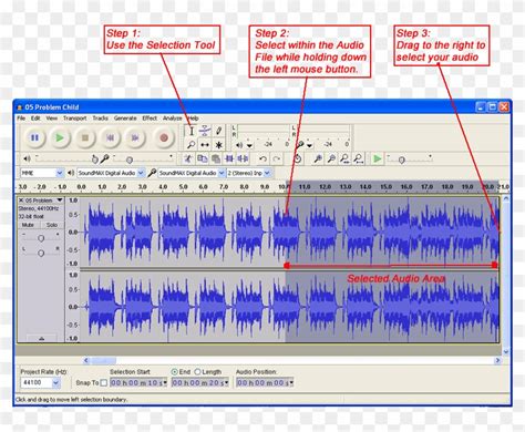 Example Video Of Deleting A Portion Of An Audio File Audacity Delete