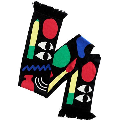 Lazy Oaf Art Block Scarf Lazy Oaf Tate Tate Shop Tate