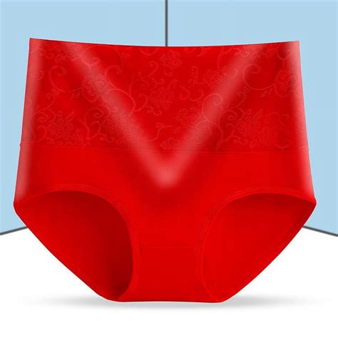 Womens Tummy Control Underwear 1 Briefs Comfortable Cotton High Waist