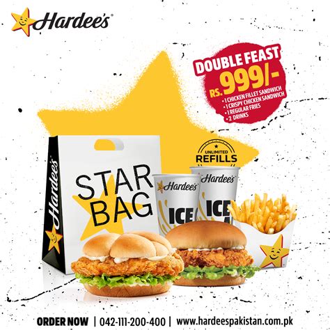 Hardees Pakistan Feast On Bold Cravings With Hardees Star Bag Deals