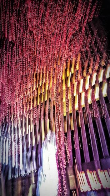 Row Of Objects In Row Premium Ai Generated Image