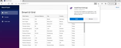 Blazor Progressive Web Applicationpwa Blazor Documentation