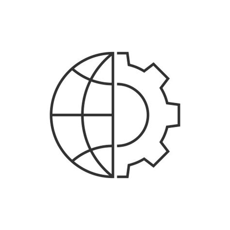 Globe Outline Vector Images Over 92 000