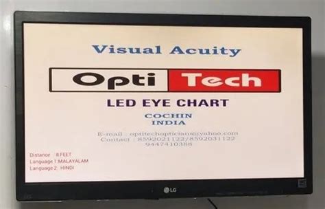 Led Visual Acuity Chart At ₹ 22500unit Snellen And Vision Chart In