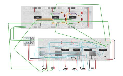 Circuit Design Mux Demux Tinkercad