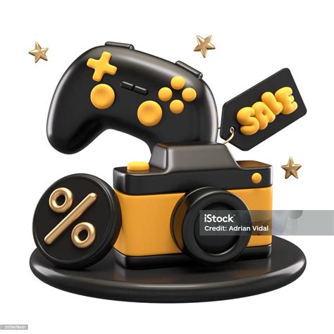 블랙 프라이데이 슈퍼 세일 프로모션 특별 행사 발표 및 할인에 대한 판매 태그 및 백분율 기호가 있는 흰색 배경에 고립된 전자 물건 아이콘 3d 일러스트레이션 3차원 형태에